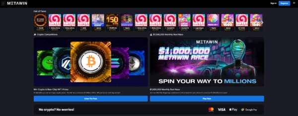 MetaWin Crypto Casino - Instant Withdrawals, Frictionless Signup