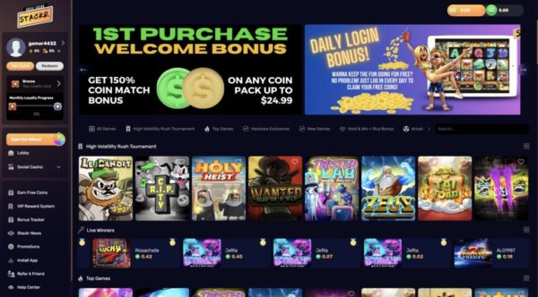 Stackr Review 2025 - Bonuses, Games, Ratings +more