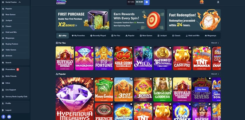 Sorcery Reels - Casino Expert Review